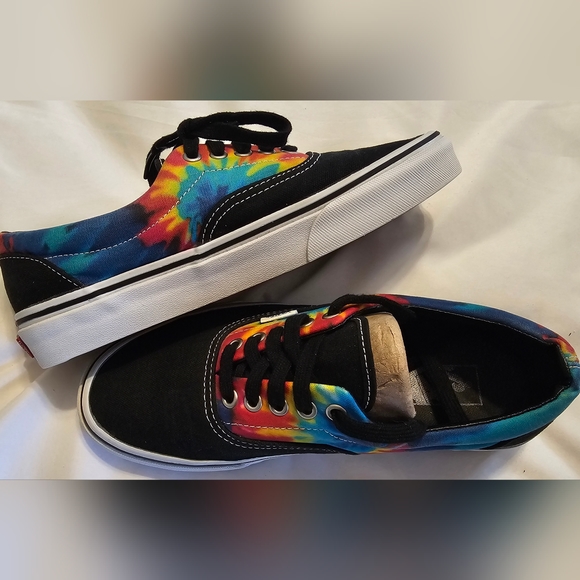 Vans | Shoes | Vans Era Tie Dye And Black Anklehigh Lowtop Laceup ...
